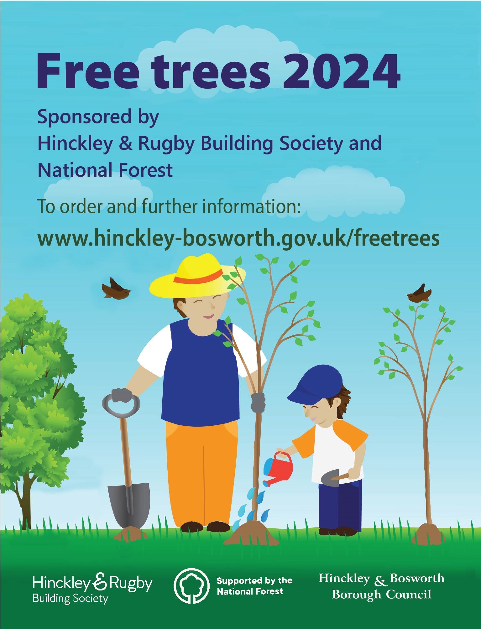 Free tree scheme launches for 2024 - HRBS - Public